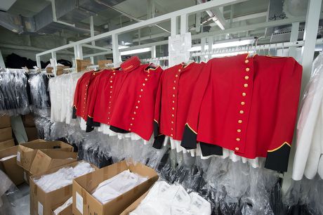 Uniforms Hanging Crew Laundry Area Queen Editorial Stock Photo - Stock ...