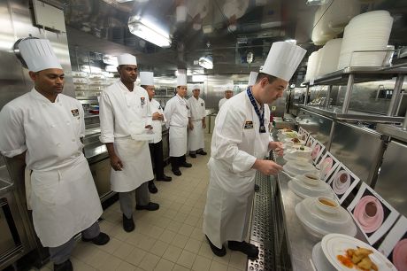 Chefs Servers Getting Food Ready Onboard Editorial Stock Photo - Stock ...