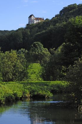 Burg Eglofstein Castle Trubach River Rittergasse Editorial Stock Photo ...