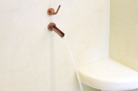 Interior Shower Traditional Moroccan Plaster Walls Editorial Stock ...