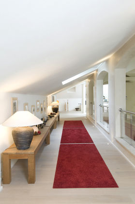Modern Home Interior Red Carpet Editorial Stock Photo - Stock Image ...