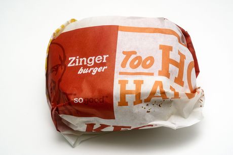 Kfc Zinger Burger Wrapper Editorial Stock Photo - Stock Image ...