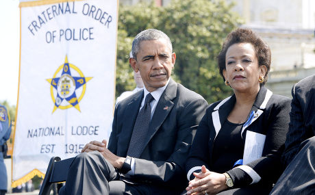 Barack Obama Us Attorney General Loretta Editorial Stock Photo - Stock ...