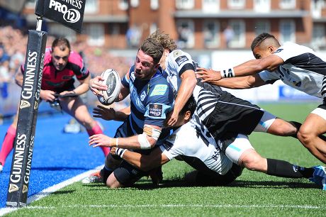 Alex Cuthbert Cardiff Blues Scores Try Editorial Stock Photo - Stock ...
