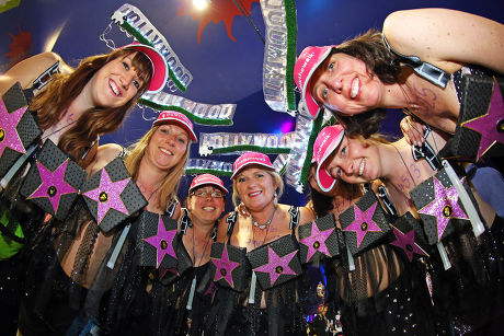 Particpants Hollywood Themed Bras Walk Walk Editorial Stock Photo ...