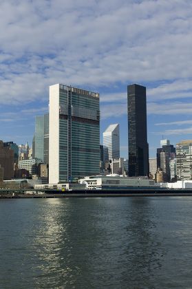 United Nations Secretariat Building Un Headquarters Editorial Stock ...