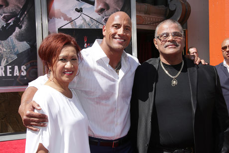 Dwayne Johnson Parents Ata Johnson Rocky Editorial Stock Photo - Stock ...