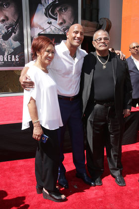 Dwayne Johnson Parents Ata Johnson Rocky Editorial Stock Photo - Stock ...