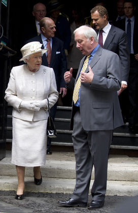 Queen Prince Philip Visit Journalists Charity Editorial Stock Photo ...