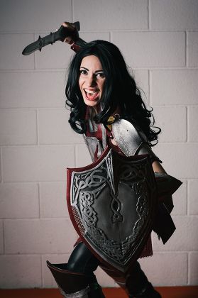 Stephanie Dressed Her Cosplay Charectar Hildrhien Editorial Stock Photo ...