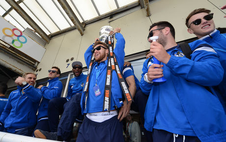 Bristol Rovers Matt Taylor Celebrates Vanarama Editorial Stock Photo ...