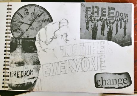 Artwork Created By Inmate Erlestoke Prison Editorial Stock Photo ...