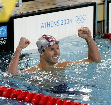 Aaron Peirsol Wins Mens 100m Backstroke Editorial Stock Photo - Stock ...