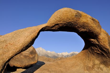 Mobius Arch Natural Granite Arch Back Editorial Stock Photo - Stock ...