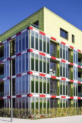 Biq Residential Building Photosynthesis Facade Production Editorial ...