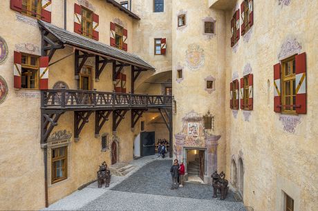 Courtyard Brunico Castle Messner Mountain Museum Editorial Stock Photo ...