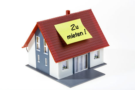 Real Estate Symbol House Rent German Editorial Stock Photo - Stock ...