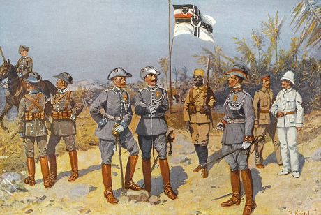 Imperial German Colonial Troops German East Editorial Stock Photo ...
