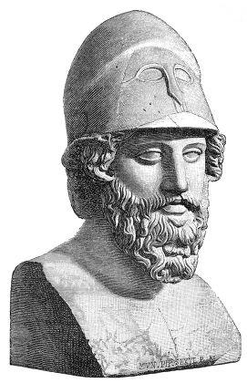 Themistocles Statesman Military Leader Ancient Athens Editorial Stock ...