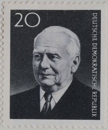 Wilhelm Pieck German Politician First President Editorial Stock Photo ...