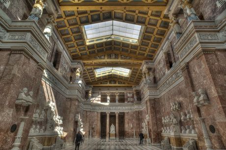 Walhalla Temple Interior View Loft Caryatids Editorial Stock Photo ...