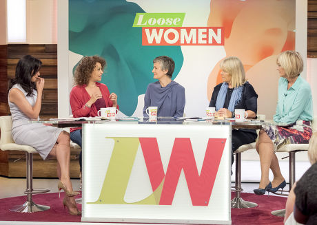 Andrea Mclean Nadia Sawalha Laura Dodsworth Editorial Stock Photo ...