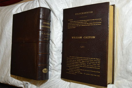 Original William Caxton Press Not Binding Editorial Stock Photo - Stock ...