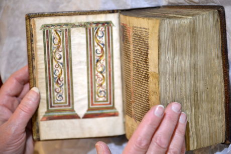 Bible Manuscript 1270 Editorial Stock Photo - Stock Image | Shutterstock