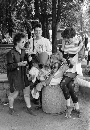 Costumed Students Graduation Celebrations Leipzig East Editorial Stock ...