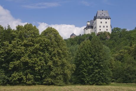 Schloss Burgk Castle Seen Tournament Meadows Editorial Stock Photo ...