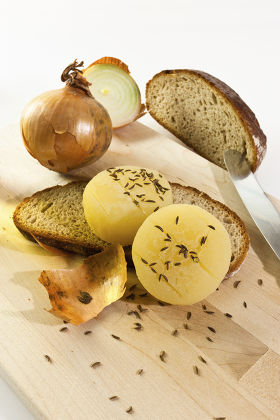 Traditional Food Frankfurt German Hand Cheese Editorial Stock Photo ...