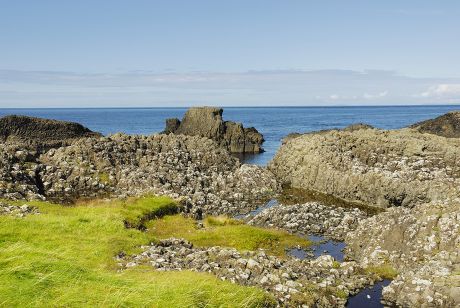 Bog Pools Weathered Basalt Blocks Northern Editorial Stock Photo ...