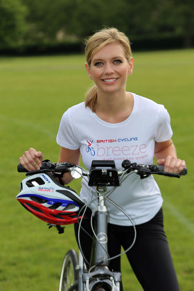 Rachel Riley unveiled as British Cycling's Breeze Ambassador photocall ...