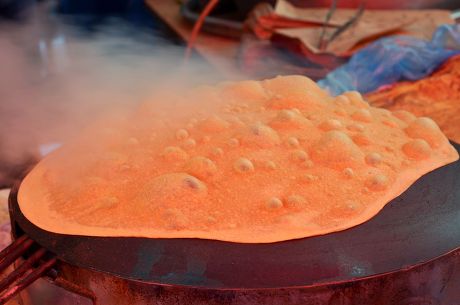 Taboon Bread Baked On Tabun Oven Editorial Stock Photo - Stock Image ...