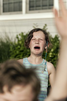 Model Released Girl Crying After Being Editorial Stock Photo - Stock ...