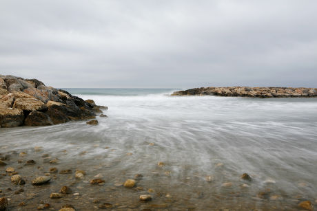 Mediterranean Coast Sitges Parc National Del Editorial Stock Photo ...