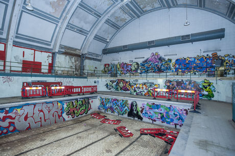 Interior Haggerston Baths Editorial Stock Photo - Stock Image ...