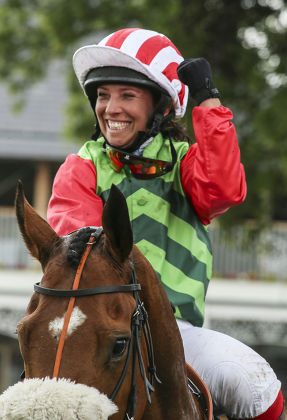 Delighted Laura Wilson Work Rider Ellisons Editorial Stock Photo ...