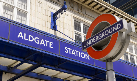 Aldgate Underground Station Editorial Stock Photo - Stock Image ...