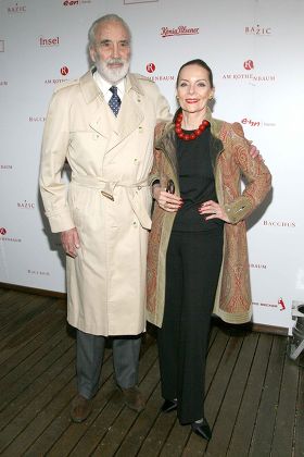 Christopher Lee Wife Birgit Kroencke Editorial Stock Photo - Stock ...