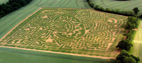 __COUNT__ MAZES DESIGNED BY ADRIAN FISHER, BRITAIN - AUG 2004 Stock ...
