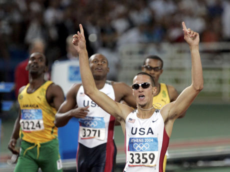 Jeremy Wariner Usa Winning Mens 400m Editorial Stock Photo - Stock ...