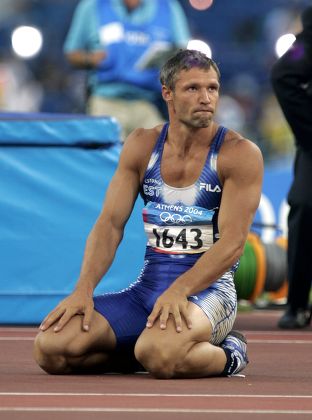 Erki Nool Estonia During Decathlon High Editorial Stock Photo - Stock ...