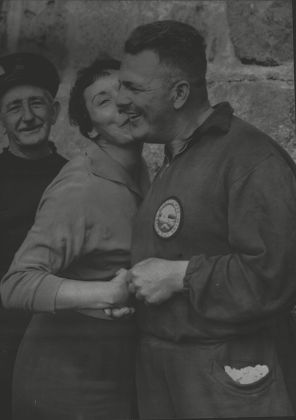 Bill Pickering Greeted By Florence Chadwick Editorial Stock Photo ...