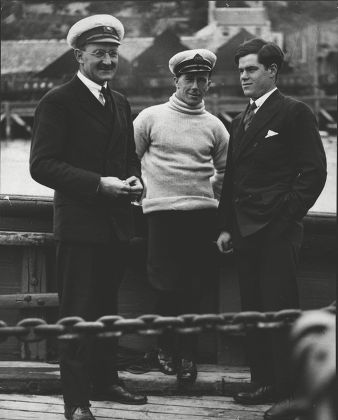 Three Members Shackleton Rowett Expedition Aboard Editorial Stock Photo ...