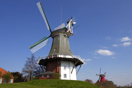 Twin Mill Greetsiel Windmill Built Style Editorial Stock Photo - Stock ...