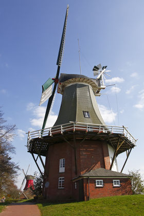 Twin Mill Greetsiel Windmill Built Style Editorial Stock Photo - Stock ...