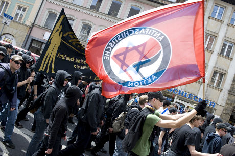 Counter Demonstration Antifascist Autonomist Groups Bamberg Editorial ...