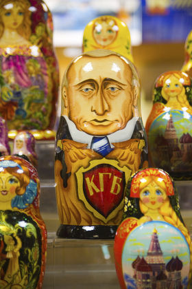 Vladimir Vladimirovitch Putin Matryoshka Doll Souvenir Editorial Stock ...