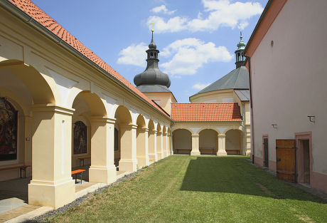 Cloister Pilgrimage Church Maria Loreto Hroznatov Editorial Stock Photo ...